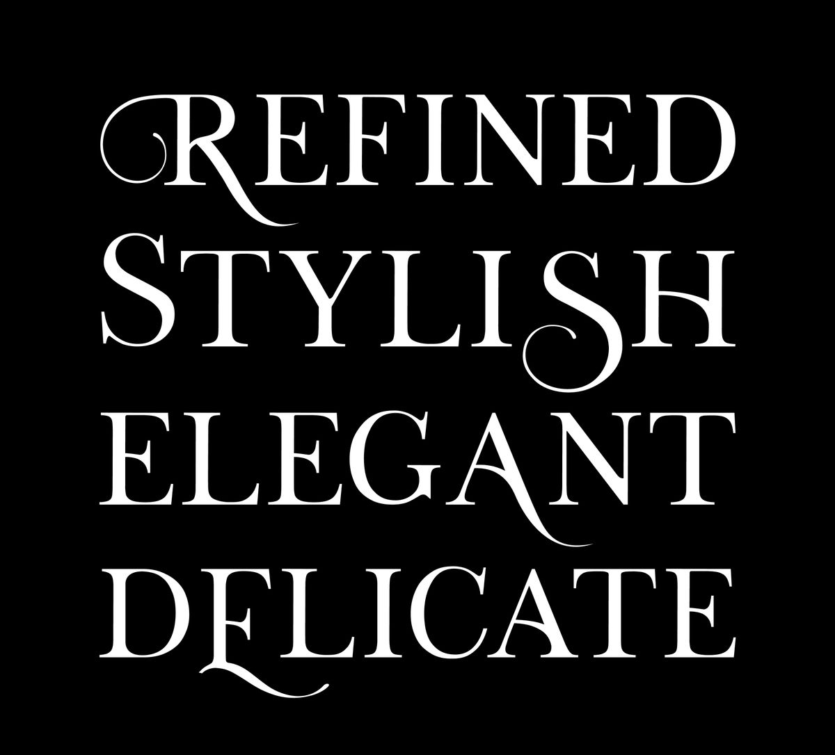 Ellen Luff Type - Lucy Rose · Fonts by Ellen Luff Type Foundry Font Family