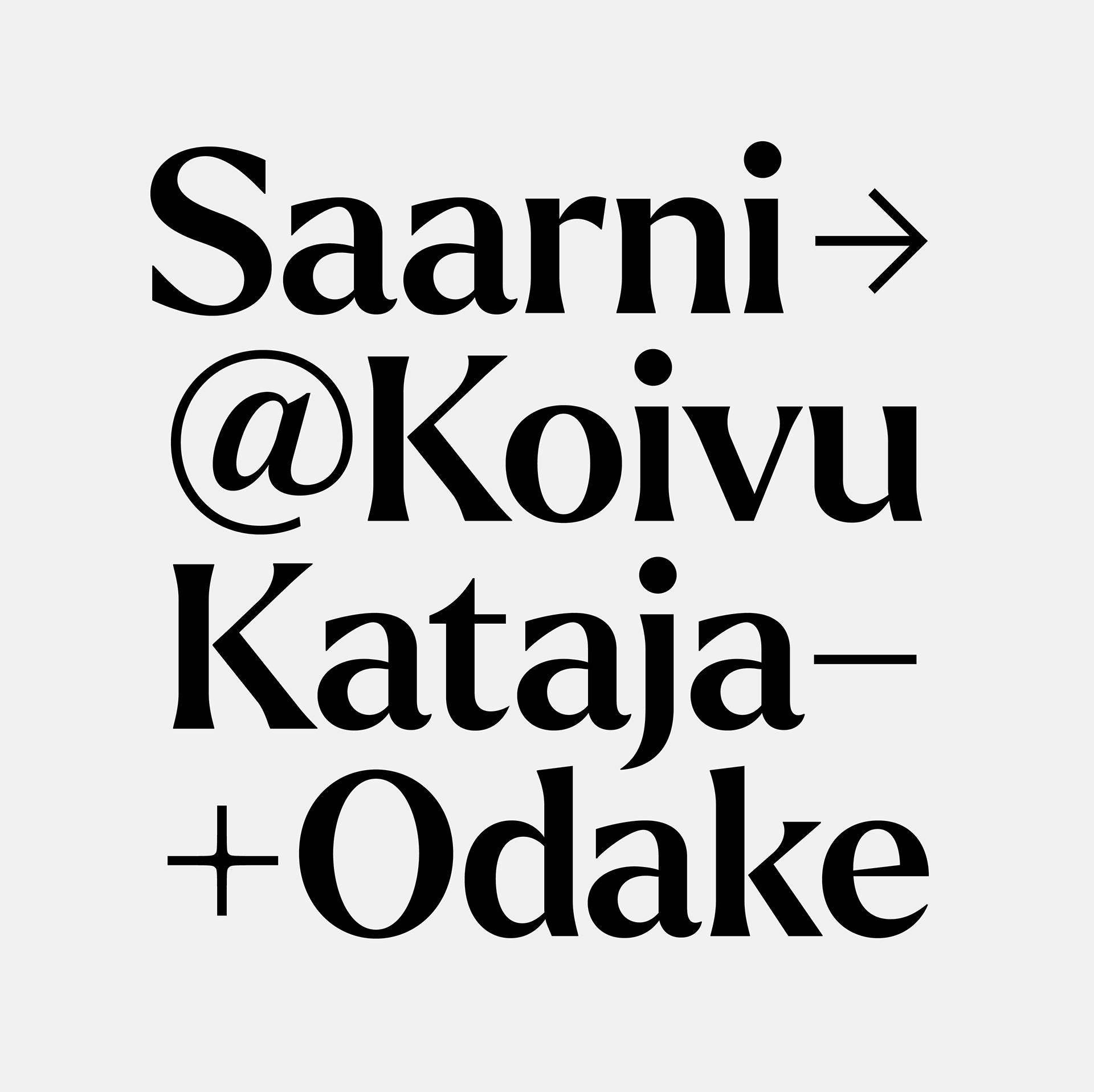 Ellen Luff Type - Larken · Fonts by Ellen Luff Type Foundry Font Family